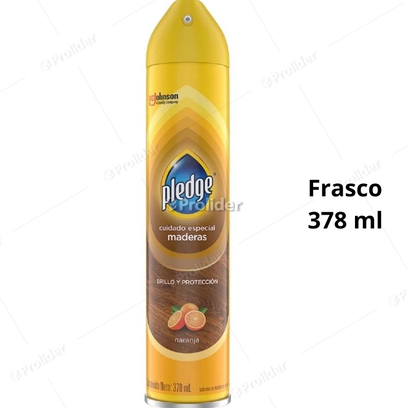 Comprar Lustramuebles En Spray Pledge Naranja 378 ml en Lima Distribuidora Prolider - Productos ...