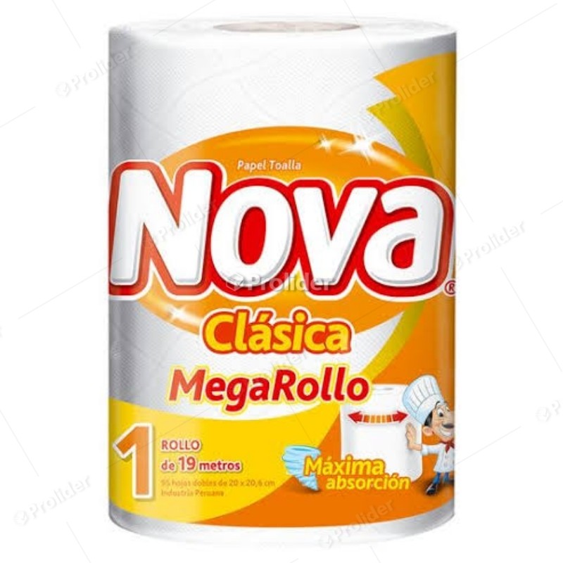 Comprar Rollo Papel Toalla Megarollo Nova Doble Hoja en Lima ...