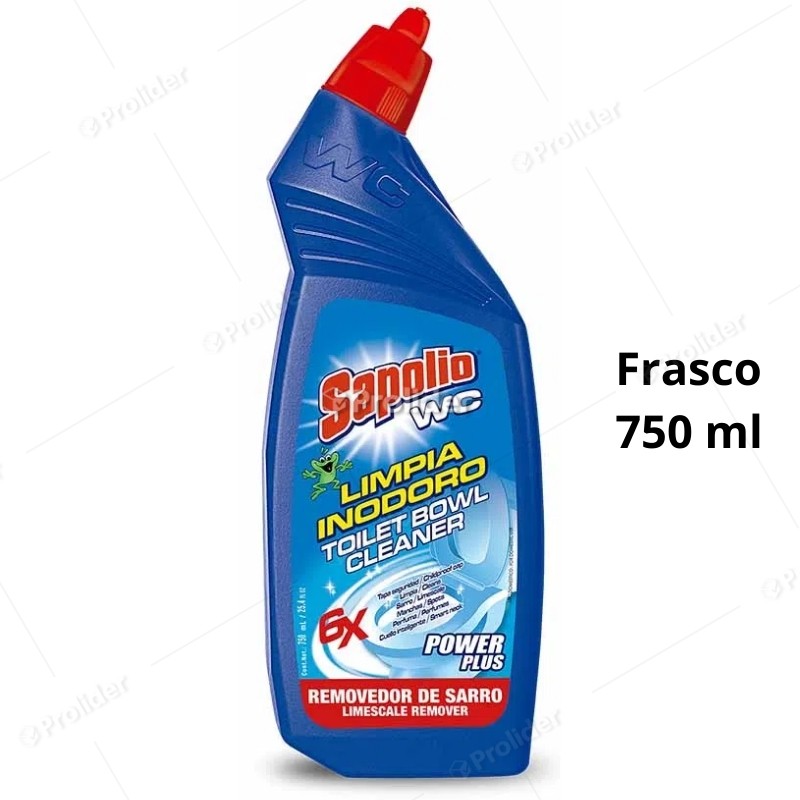 Comprar Limpiainodoro Sapolio Wc Frasco 750 ml Power Plus (Azul) en ...