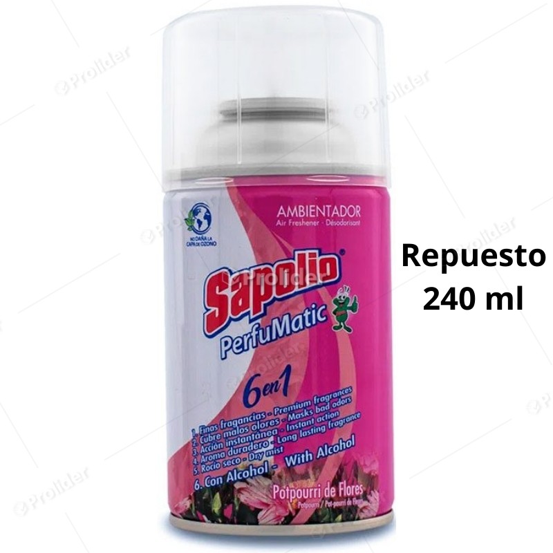 Comprar Repuesto Ambientador Perfumatic Sapolio 240 ml Potpourri de ...