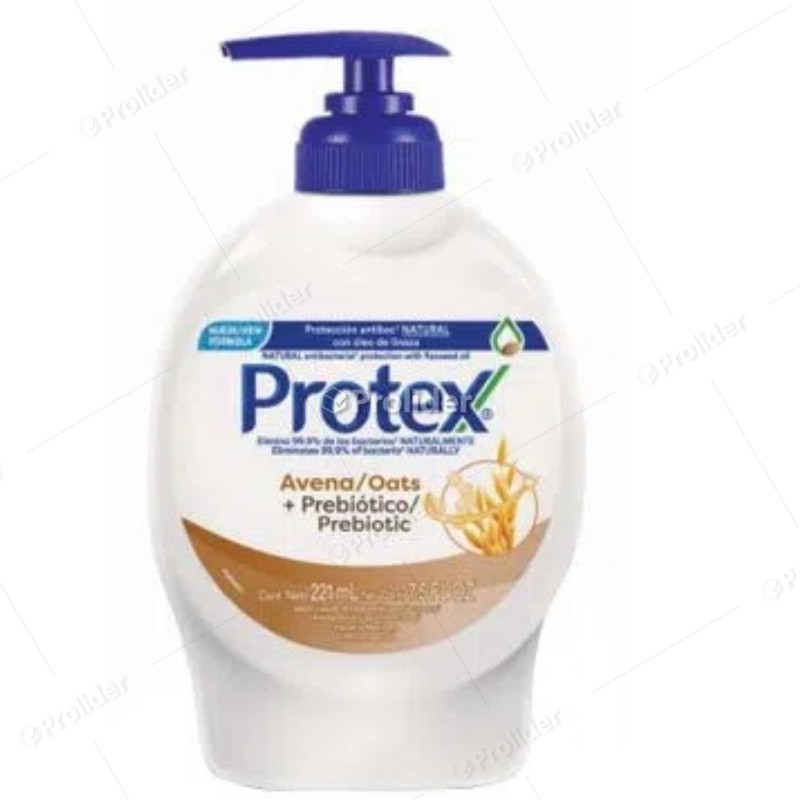 Comprar Jabón Líquido Protex Antibacterial Avena Frasco 221 ml en Lima Distribuidora Prolider ...