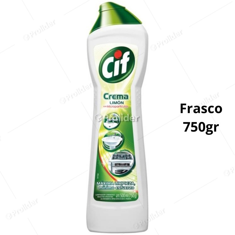 Comprar Limpiador Crema Cif Multiusos Grande Frasco 750 gr Limón en ...