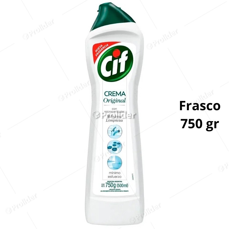 Comprar Limpiador Crema Cif Multiusos Grande Frasco 750 gr Original en ...